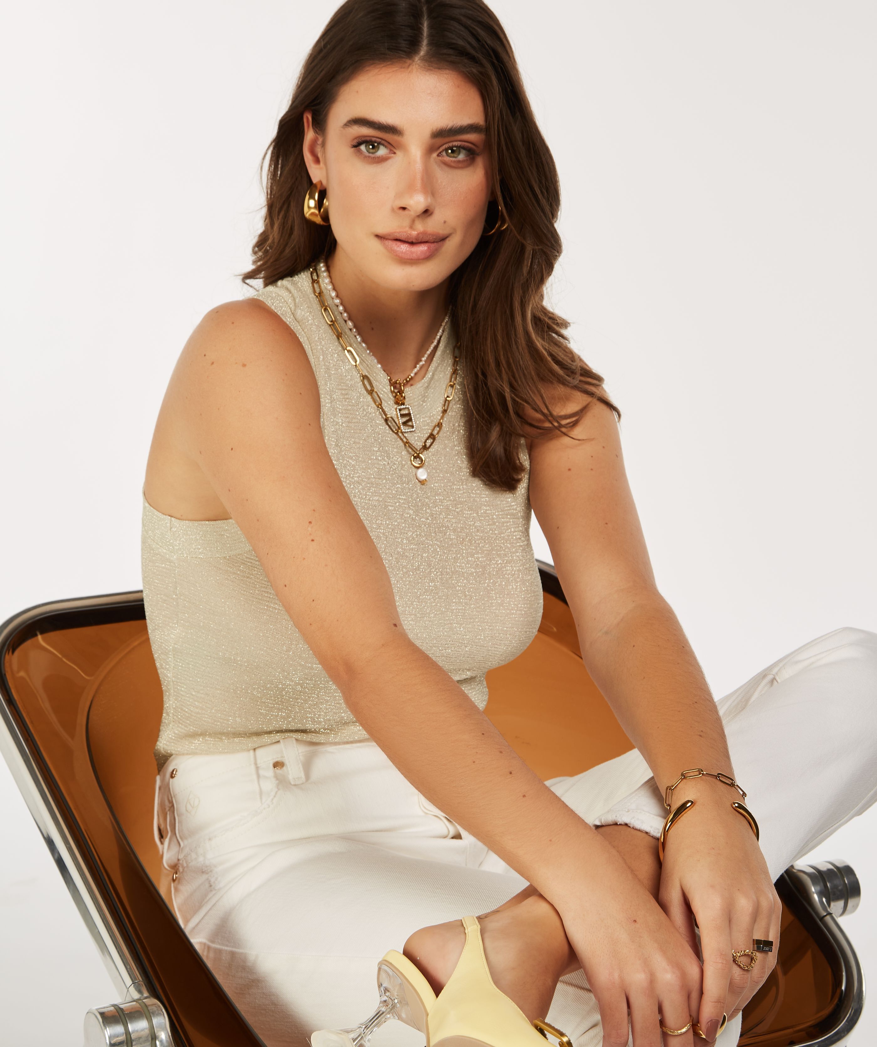 DANTEY women's Top - Gold | JOSH V | Official online shop