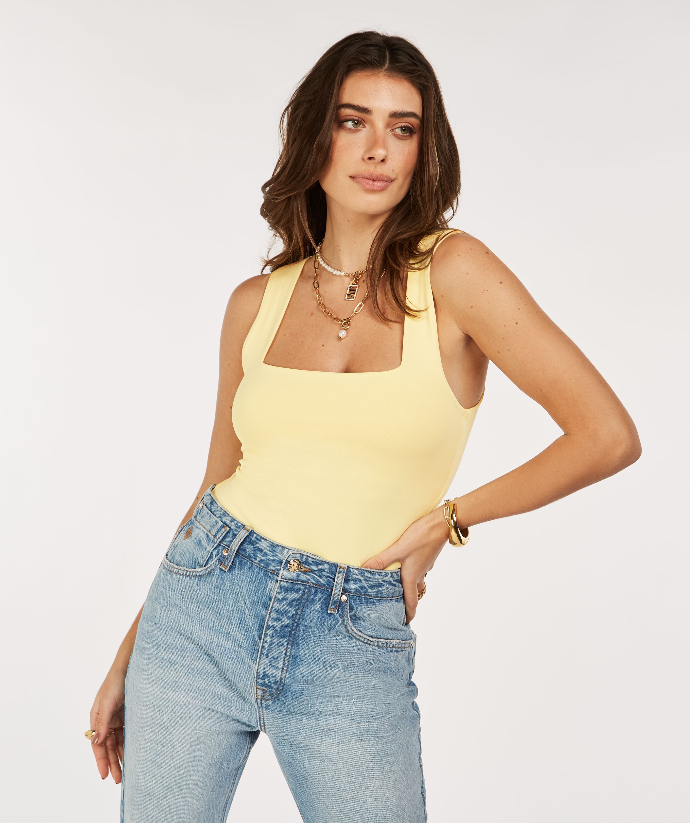 LINDE dames top - Bright Lemon | JOSH V | Official online shop
