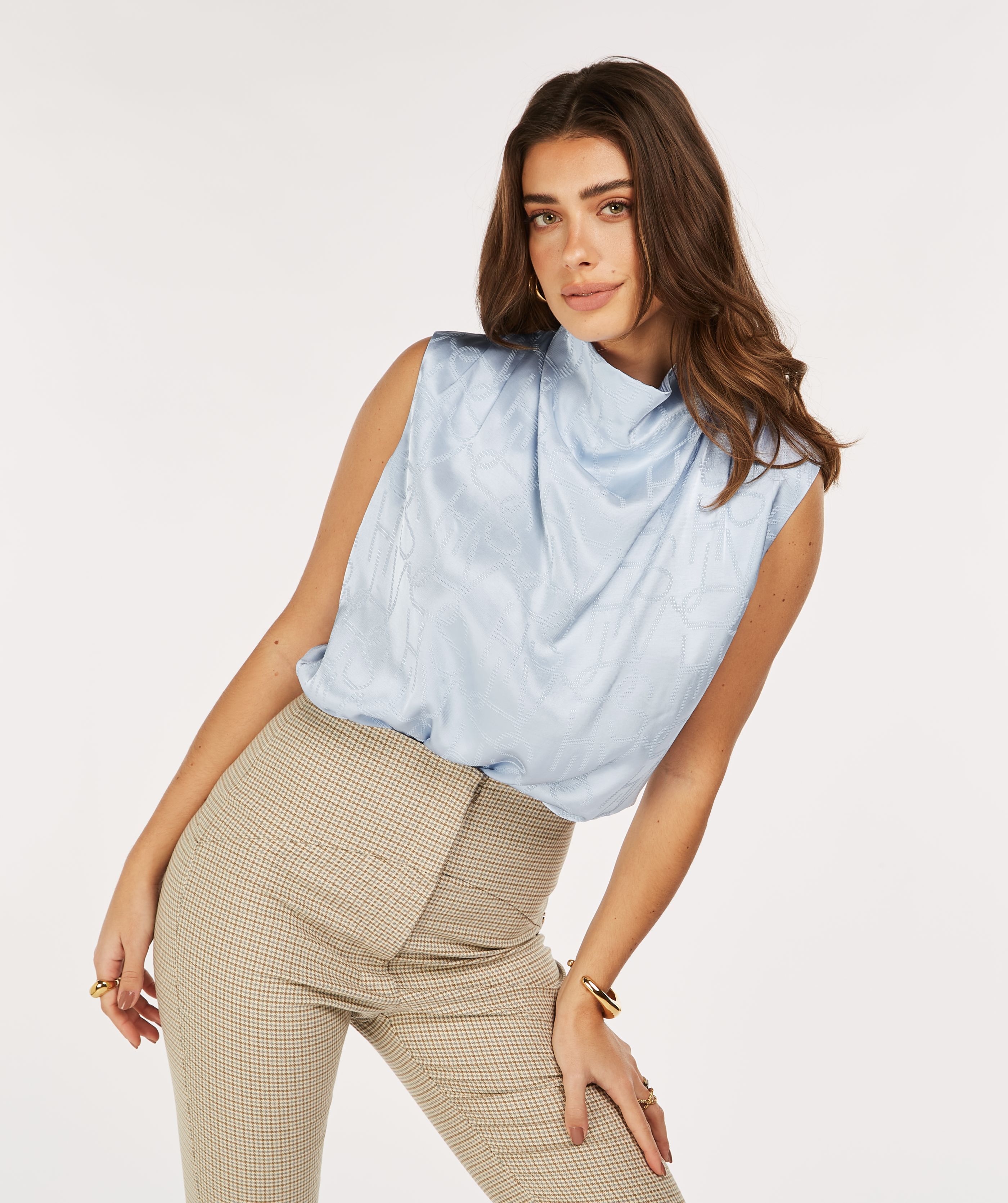 PEMMA women's Top - Quartz Blue | JOSH V | Official online shop