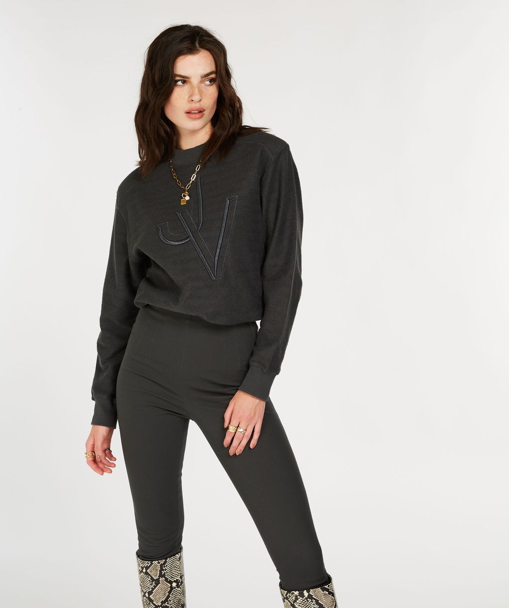 HANNAH Sweatshirt Dark Ash | Pullover & Jäckchen | JOSH V Fall 2022 ...