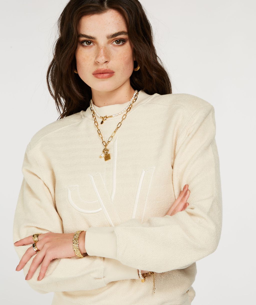 HANNAH Sweater Light Ecru | Truien & Vesten | JOSH V Fall 2022 ...