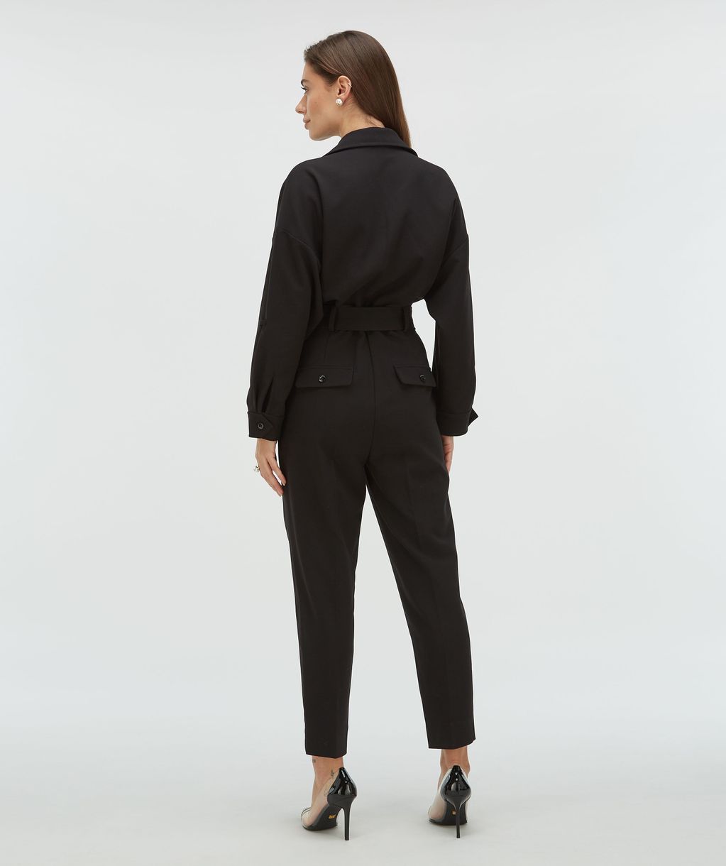 IVESSA regular fit jumpsuit Black - JOSH V | Official online shop