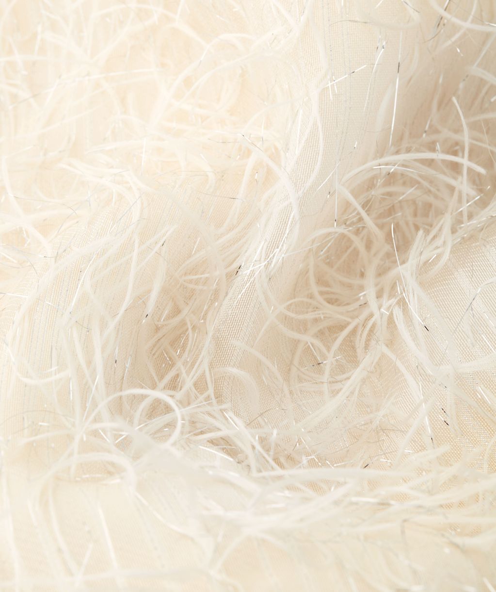 KILIANA cropped top met lurex - Cocoon White | JOSH V | Official online ...