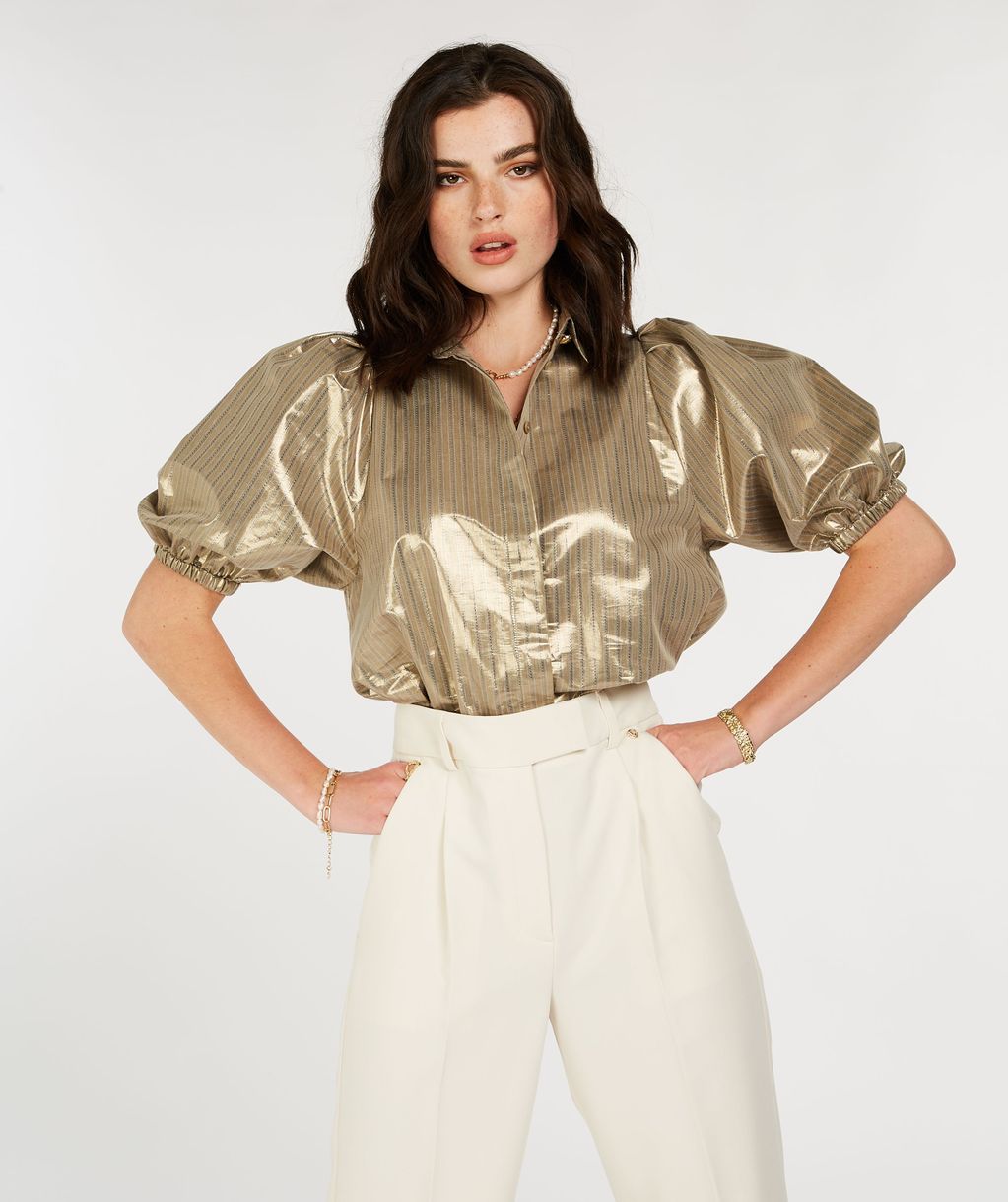 MANON Blouse Bronze | Blouses | JOSH V Fall 2022 | Official online shop