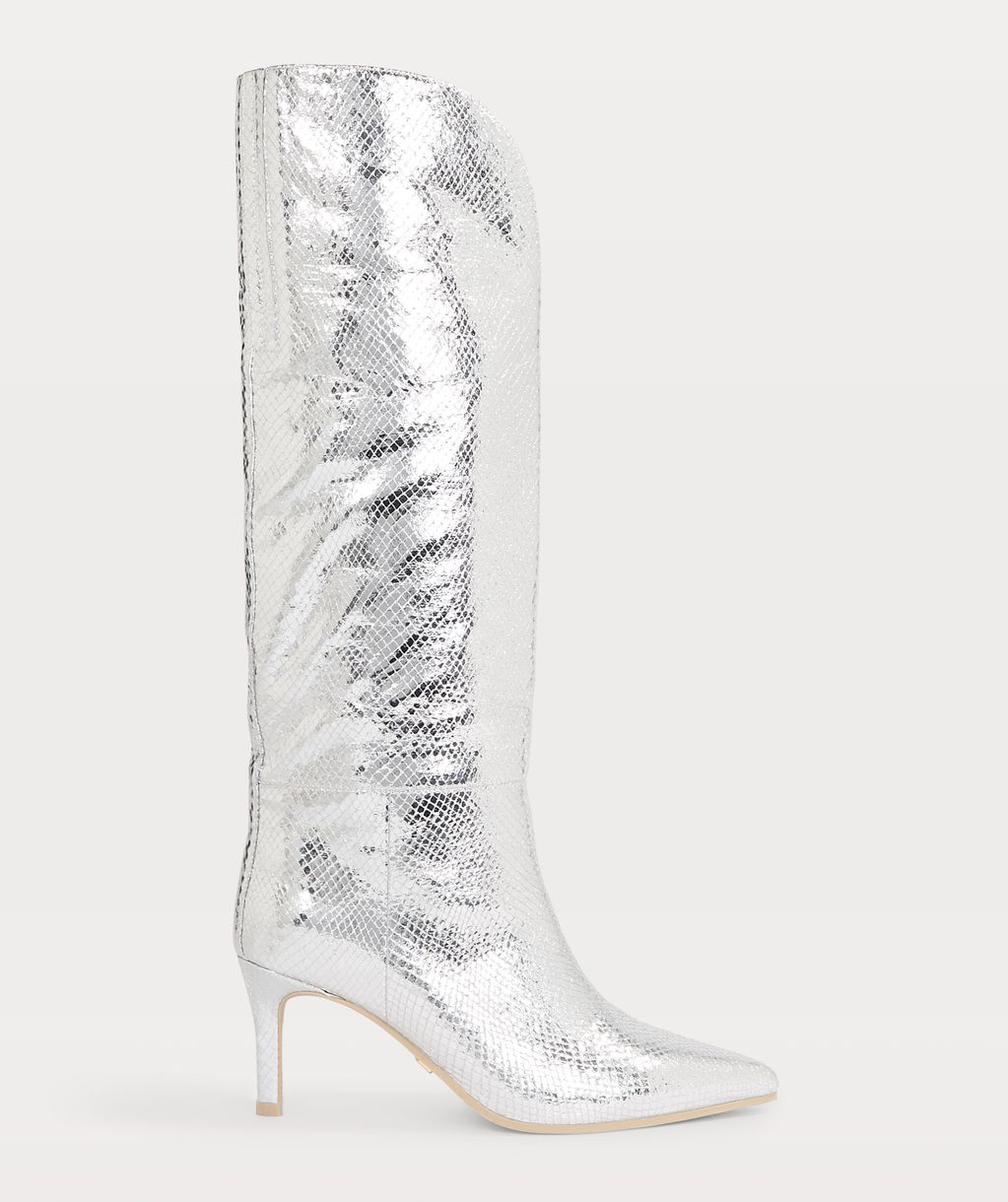 MIRUNA women's boots in metallic - Silver Metallic | JOSH V | Official ...