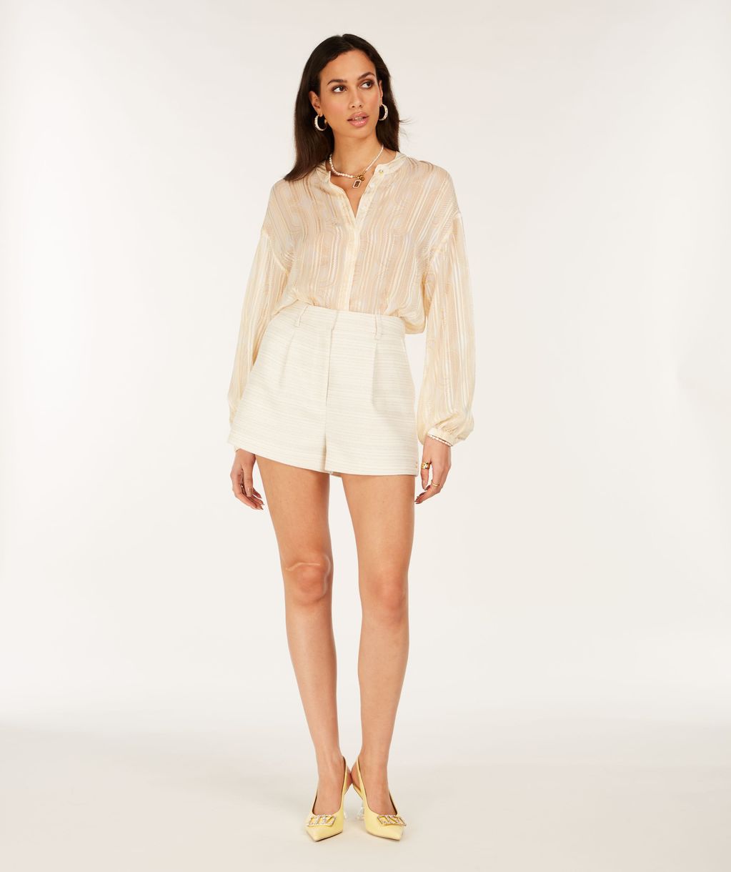 NABILIA dames blouse - Off White Light Lemon | JOSH V | Official online ...