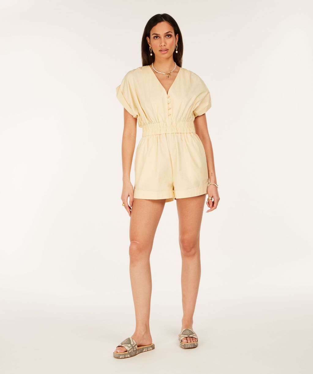 SONJA playsuit - Light Lemon | JOSH V | Official online shop