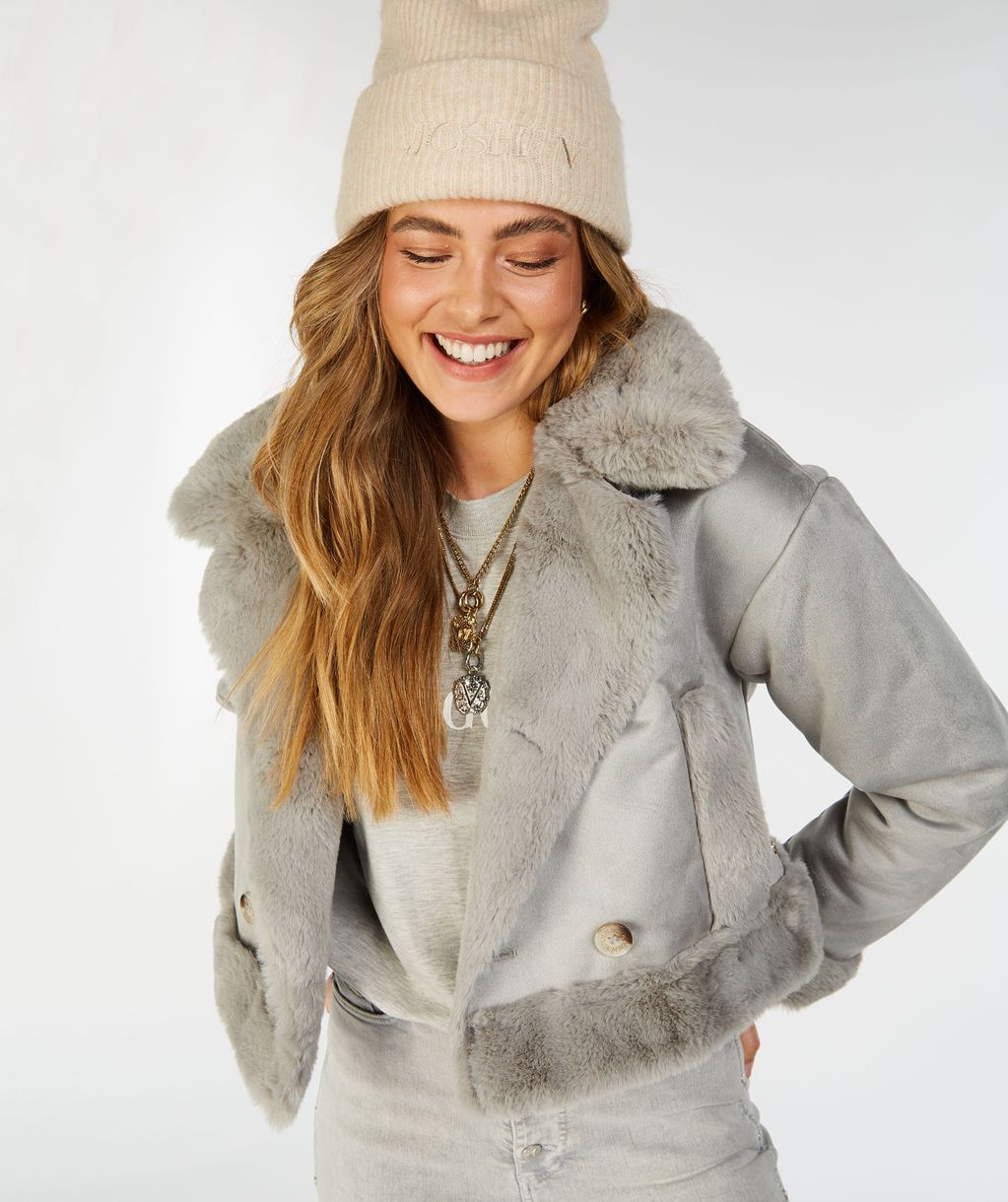 VANYA Jacket Mouse Grey | Coats & Jackets | JOSH V Winter 2021 ...