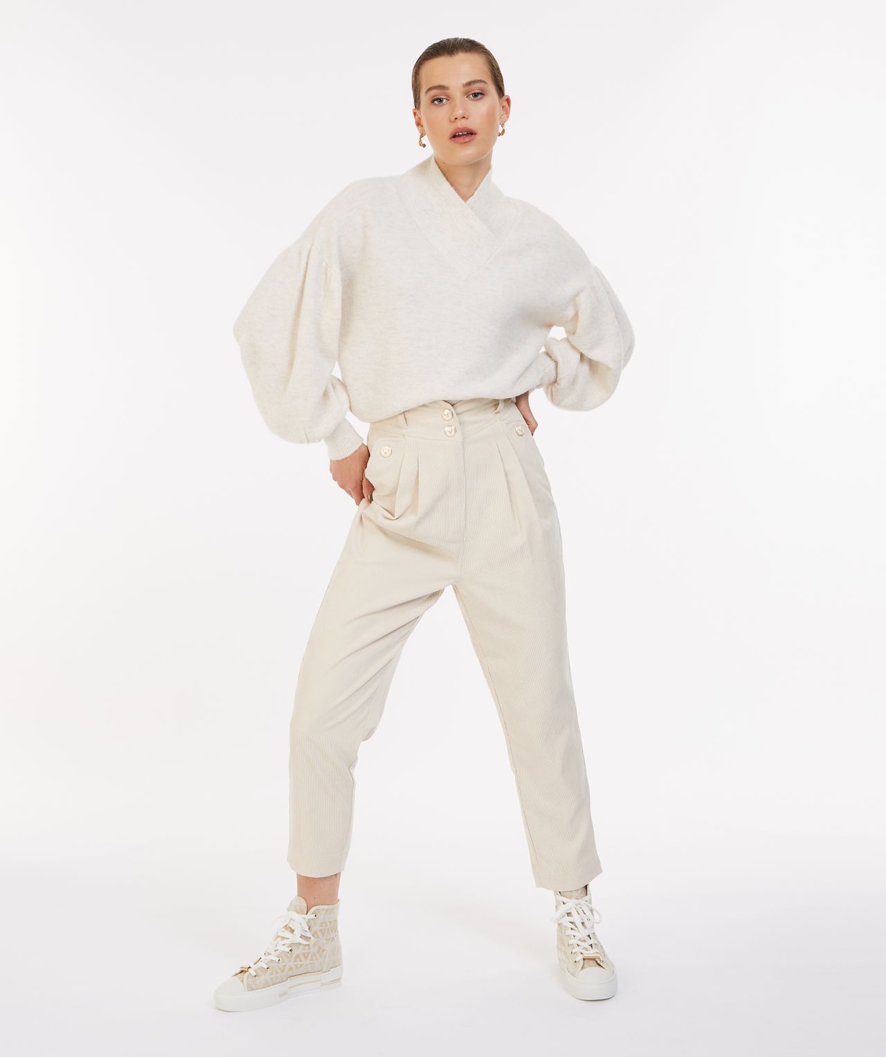 CARTER Trui Whisper White Melange | Truien & Vesten | JOSH V Winter ...