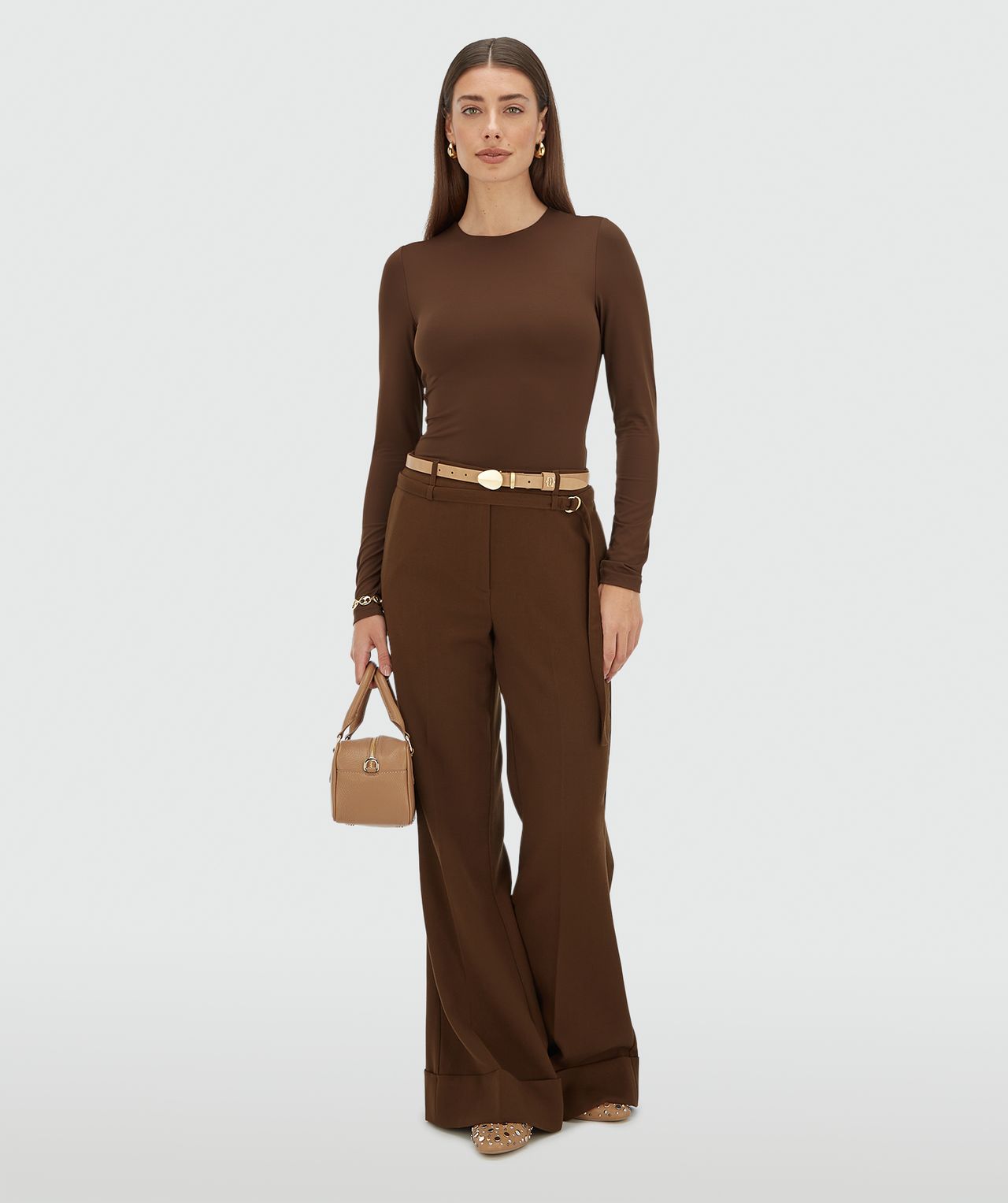 FELICE fitted body Dark Brown l JOSH V | Official online shop