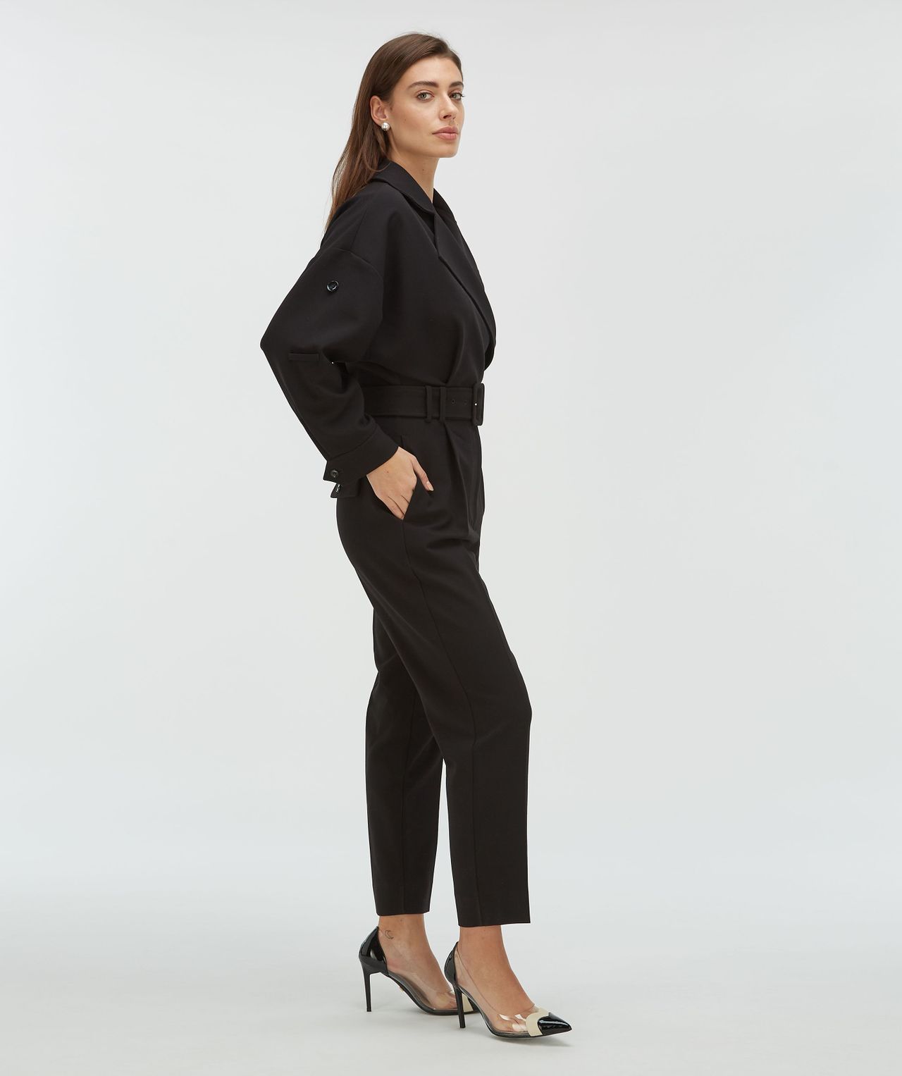 IVESSA regular fit jumpsuit Black - JOSH V | Official online shop