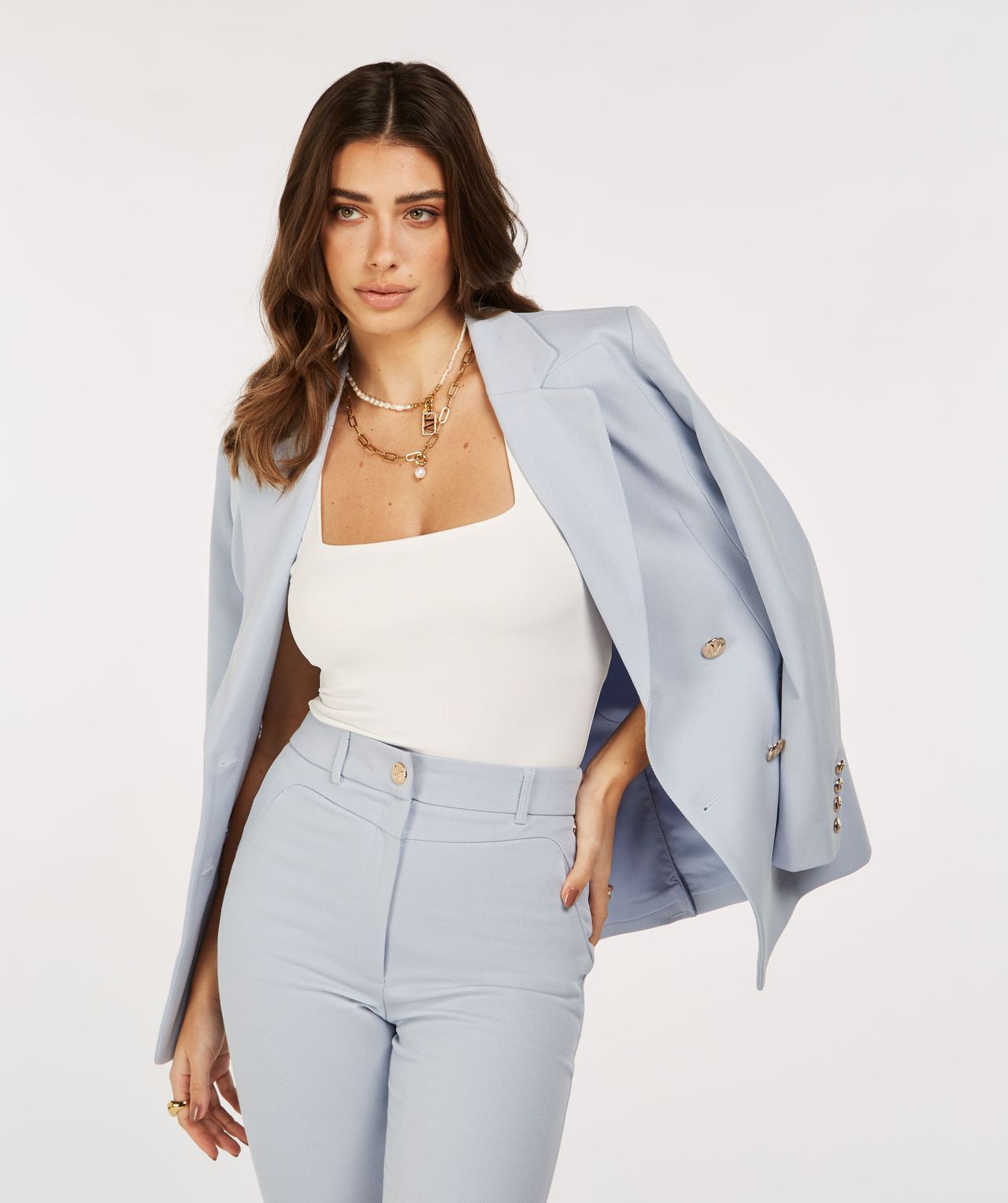 LINDE dames top - Off White | JOSH V | Official online shop