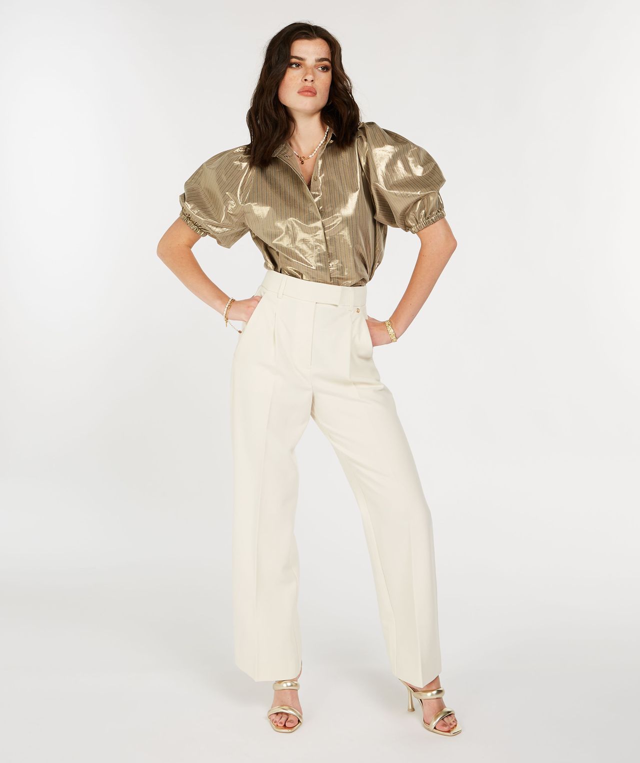 MANON Blouse Bronze | Blouses | JOSH V Fall 2022 | Official online shop