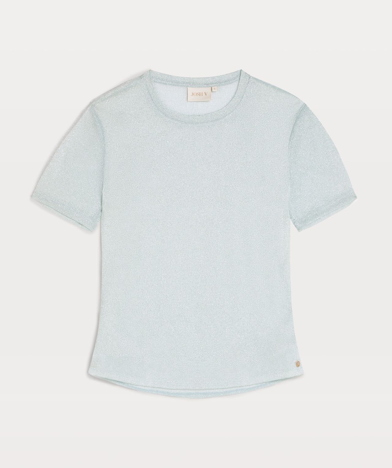 NEOMAY fitted top met glitter - Fresh Blue Glitter | JOSH V | Official ...