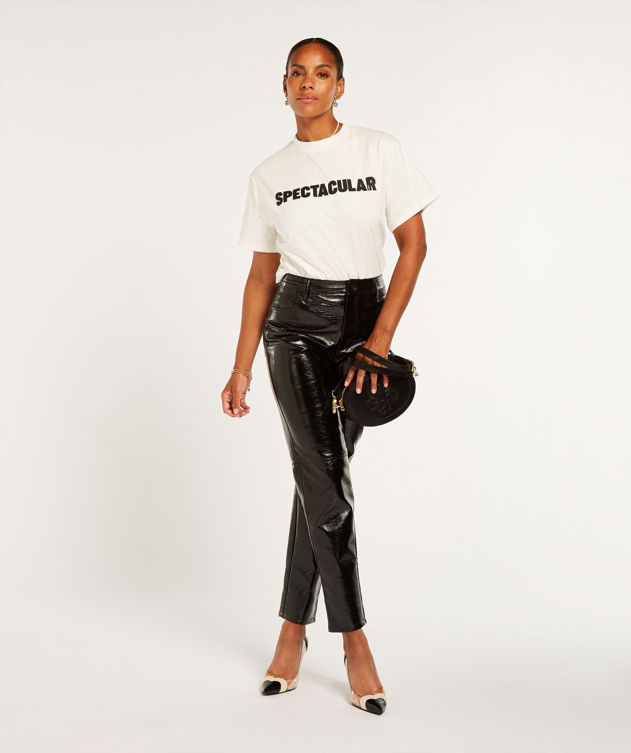 ROXY SPECTACULAR oversized T-shirt - Off White | JOSH V | Official ...