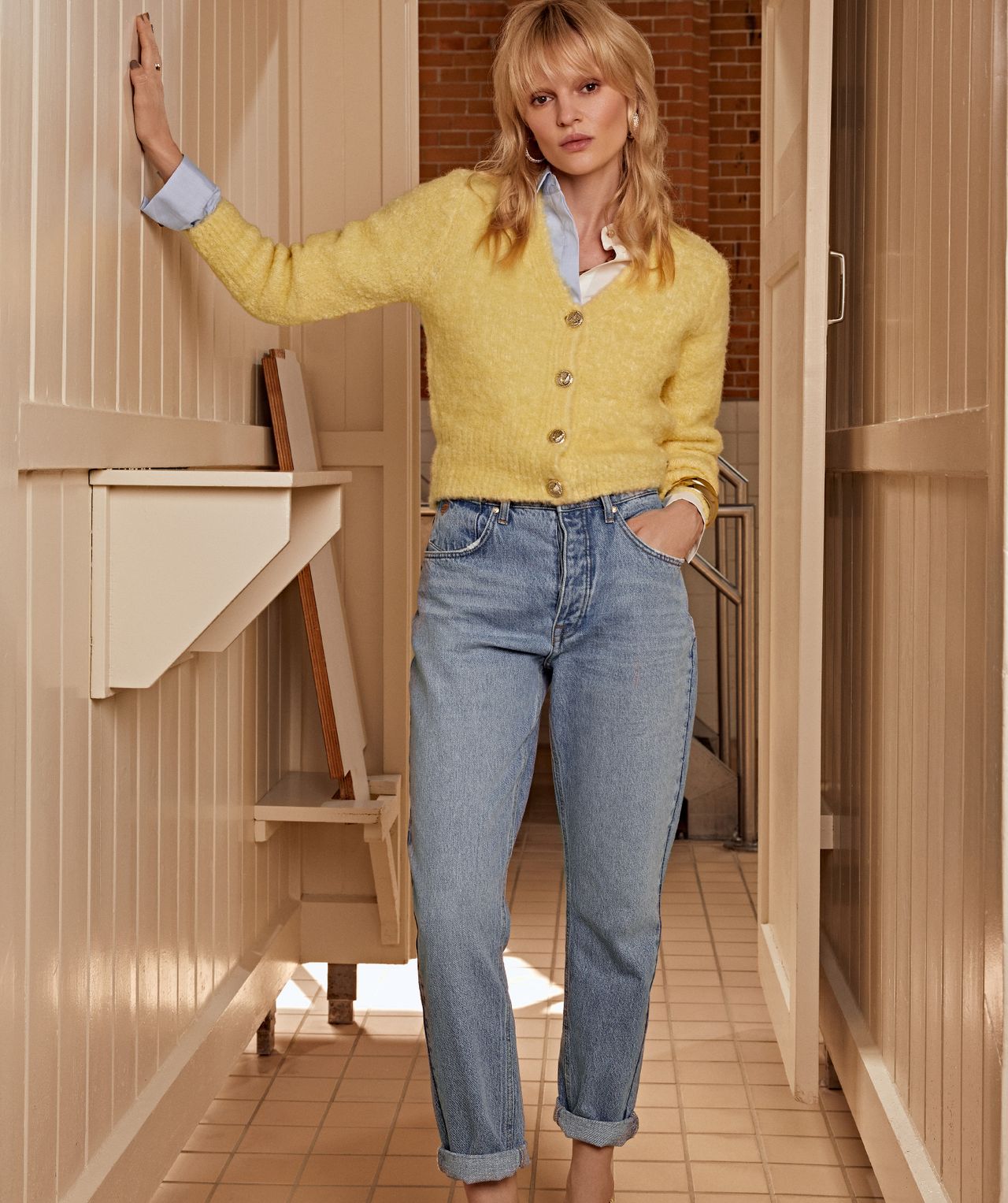 SUZANNA dames vest - Bright Lemon | JOSH V | Official online shop