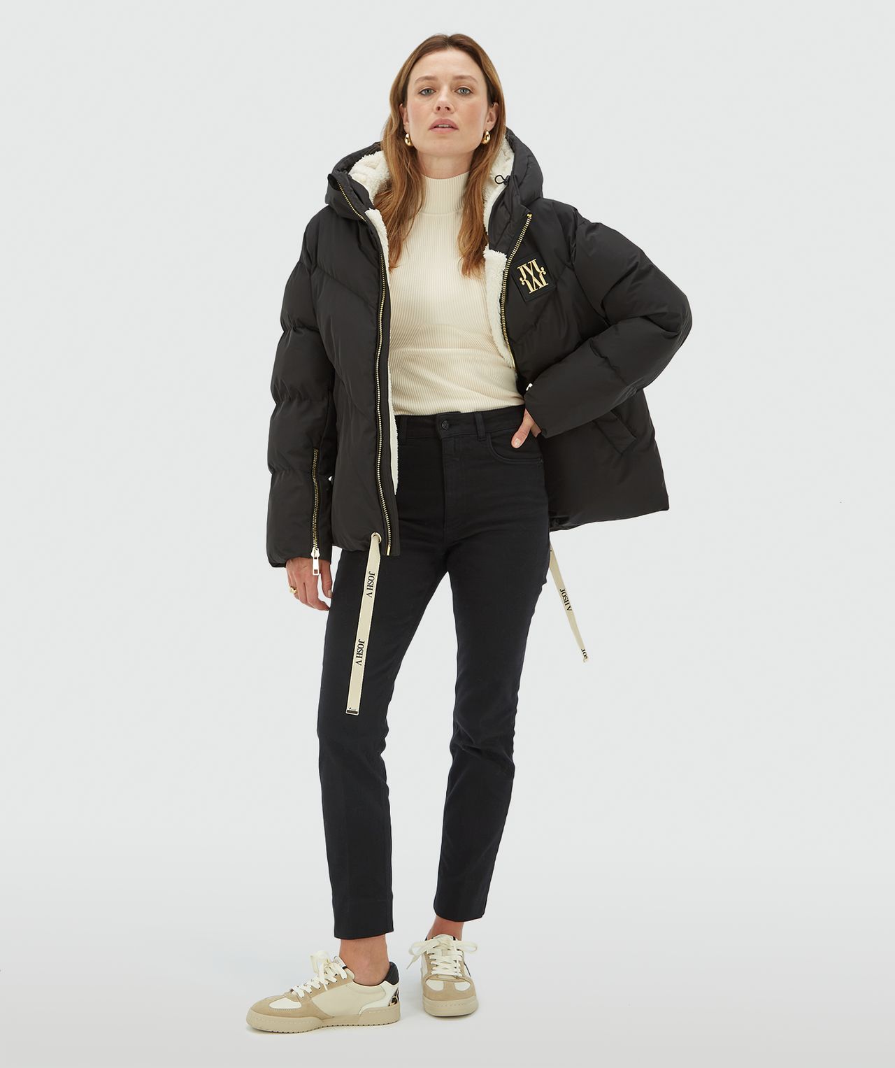 WRENNA oversized puffer coat Black l JOSH V | Official online shop