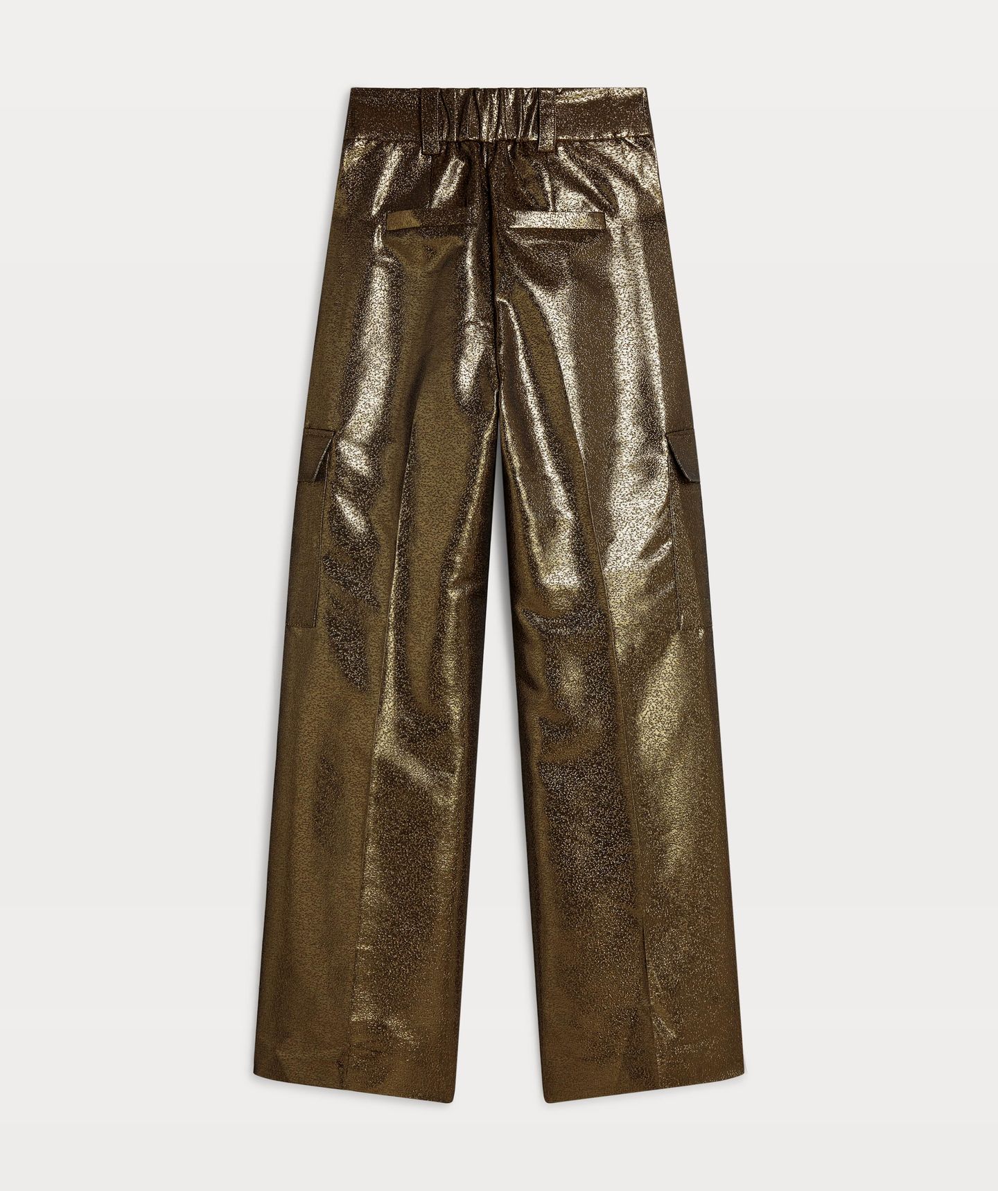 ALI straight fit broek in metallic - Antique Gold | JOSH V | Official ...