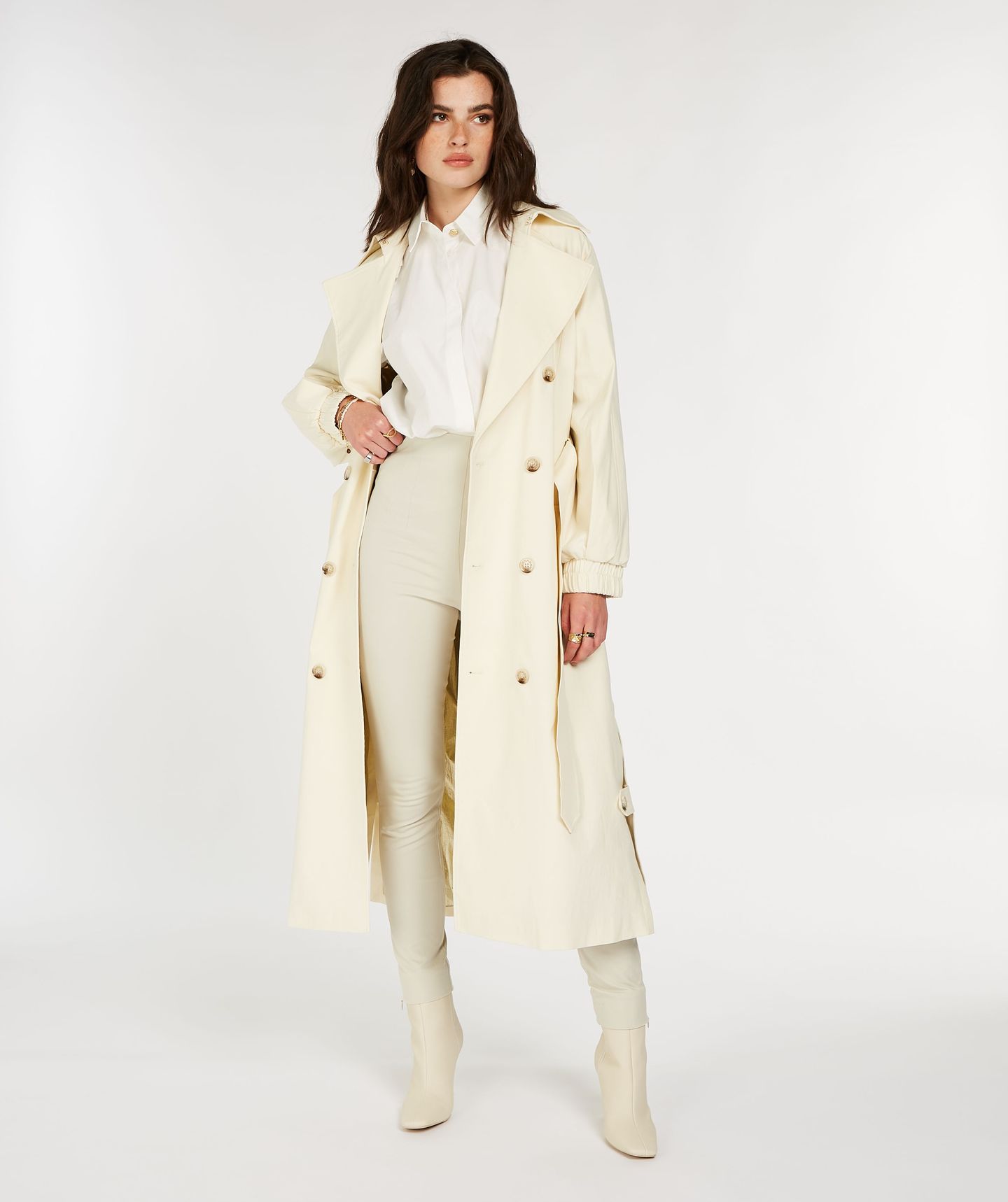CELINE Trenchcoat Light Ecru | Coats & Jackets | JOSH V Fall 2022 ...