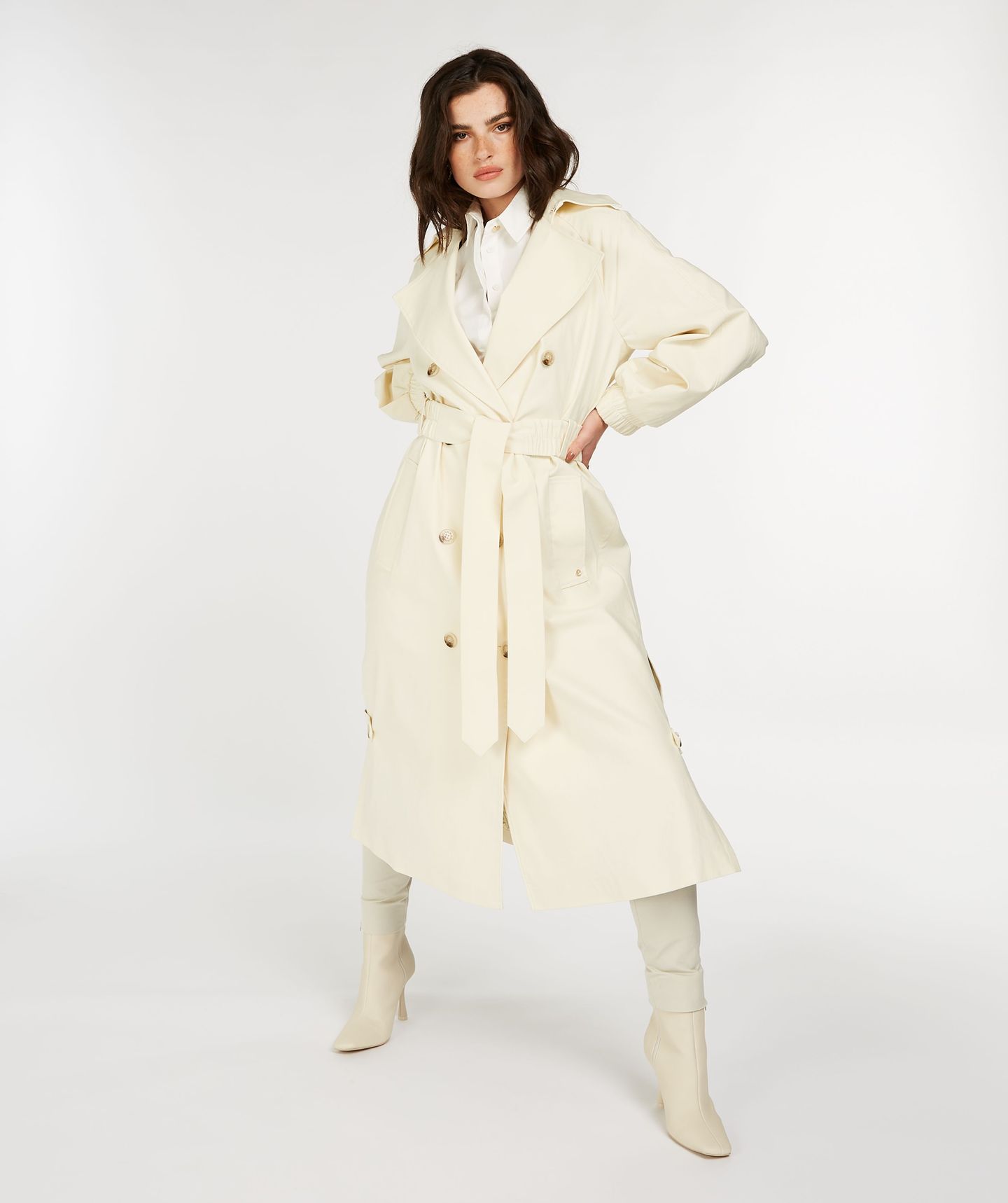 CELINE Trenchcoat Light Ecru | Coats & Jackets | JOSH V Fall 2022 ...