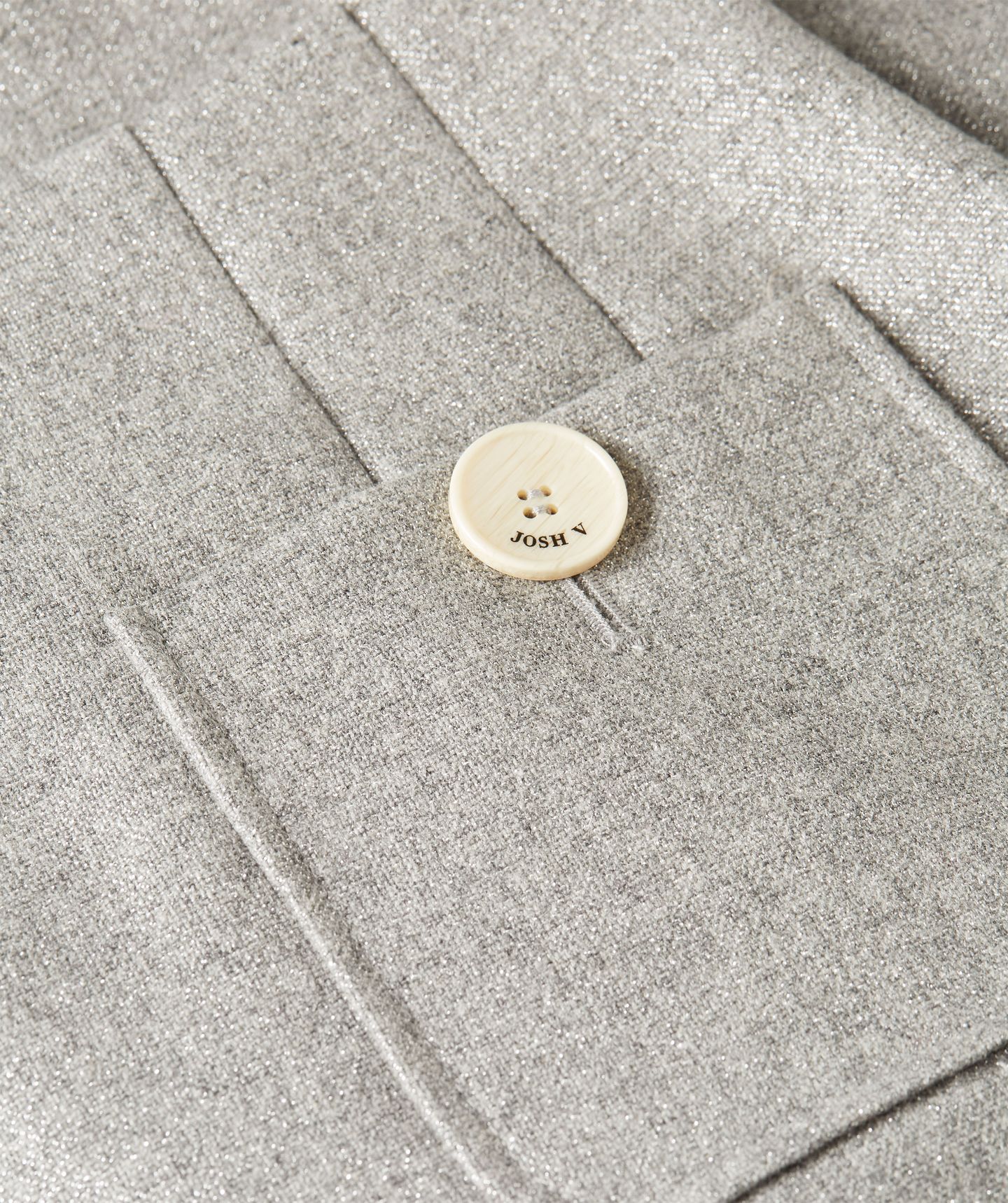 ELLEN fitted rok met lurex - Grey Silver , JOSH V | Official online shop