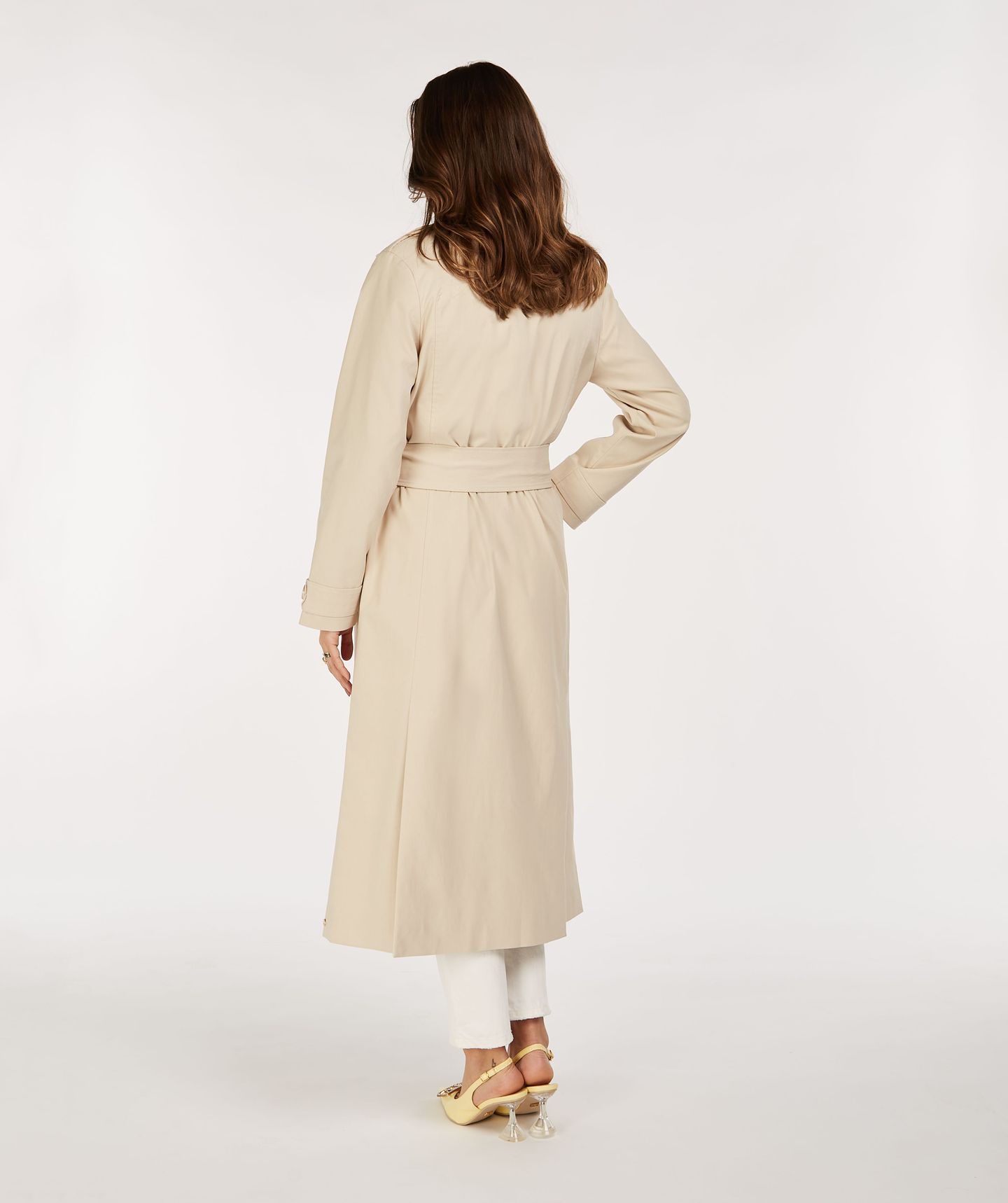 GINA dames jas - Sandy Lane Cocoon White | JOSH V | Official online shop