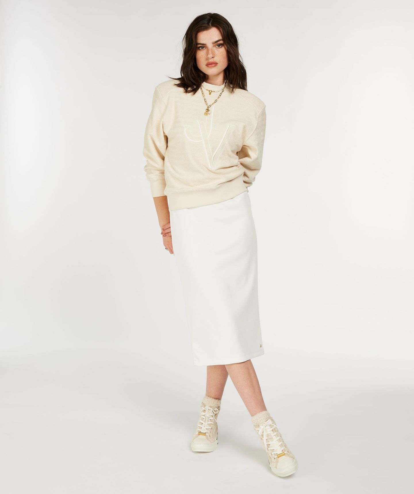 HANNAH Sweater Light Ecru | Truien & Vesten | JOSH V Fall 2022 ...