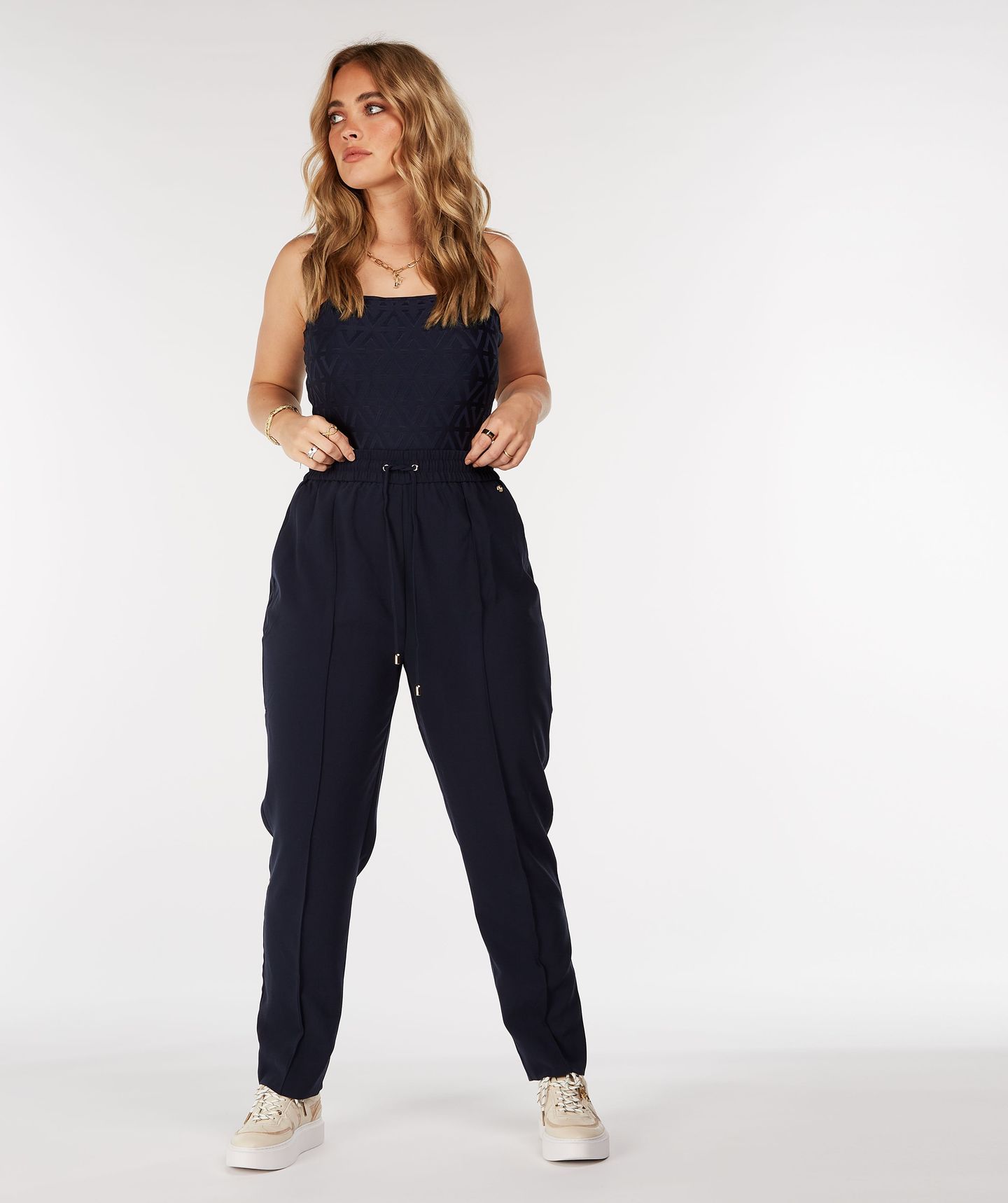 JV Geraldine Broek Dark Blue | Broeken | JOSH V Essentials | Official ...
