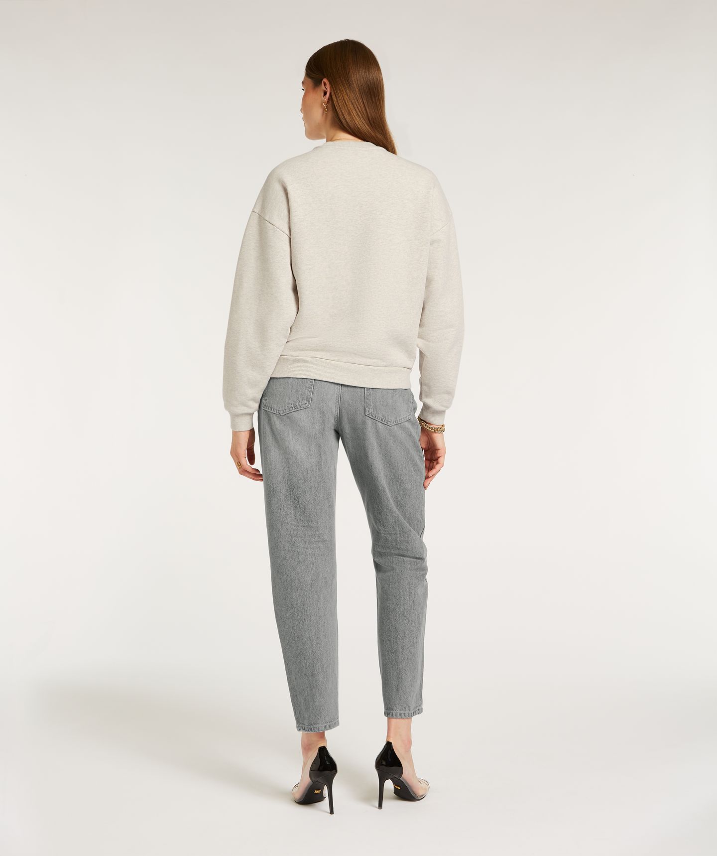 LENTHE regular fit sweater - Salt Melange | JOSH V | Official online shop