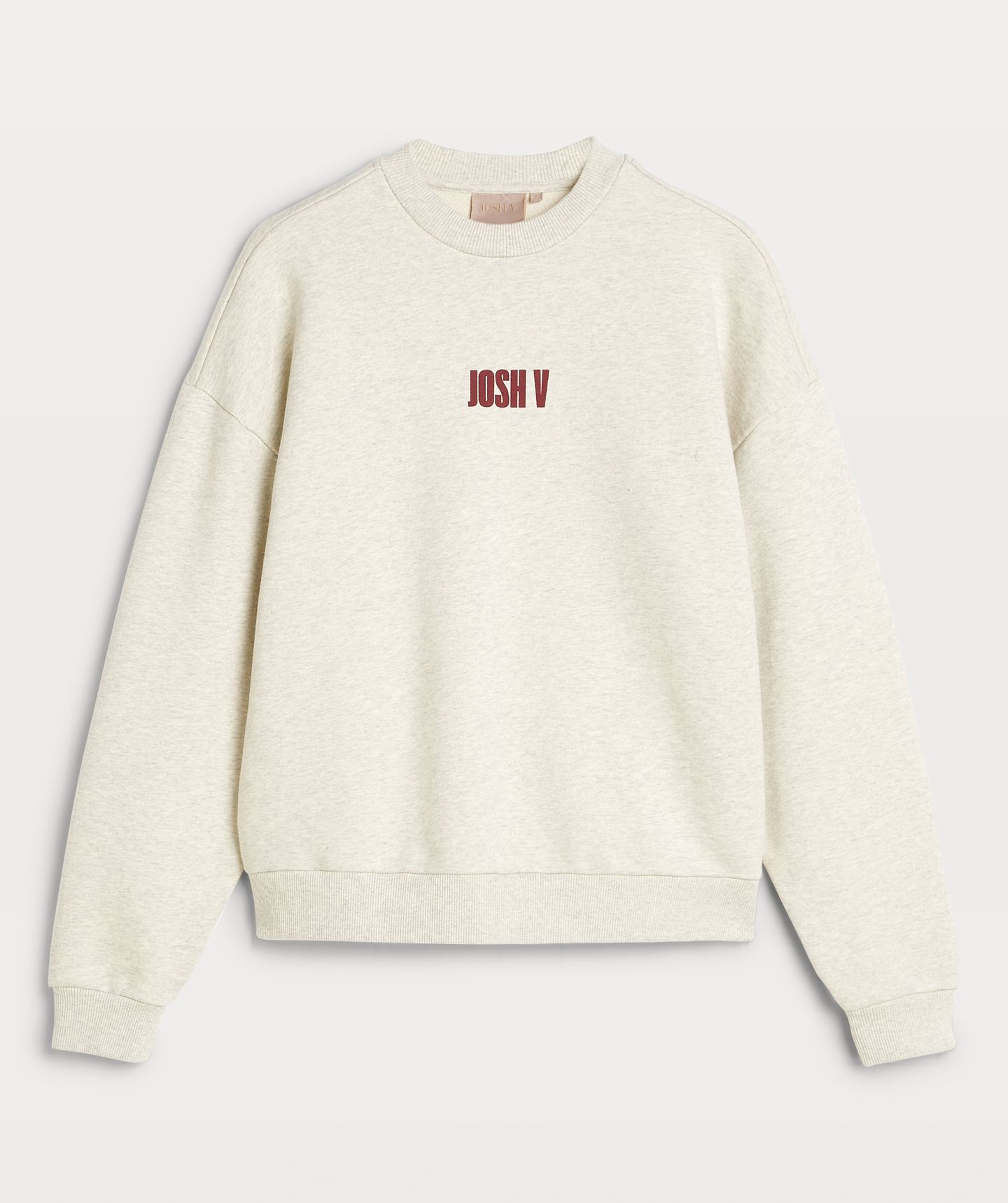 LENTHE regular fit sweater met logo - Salt Melange , JOSH V | Official ...