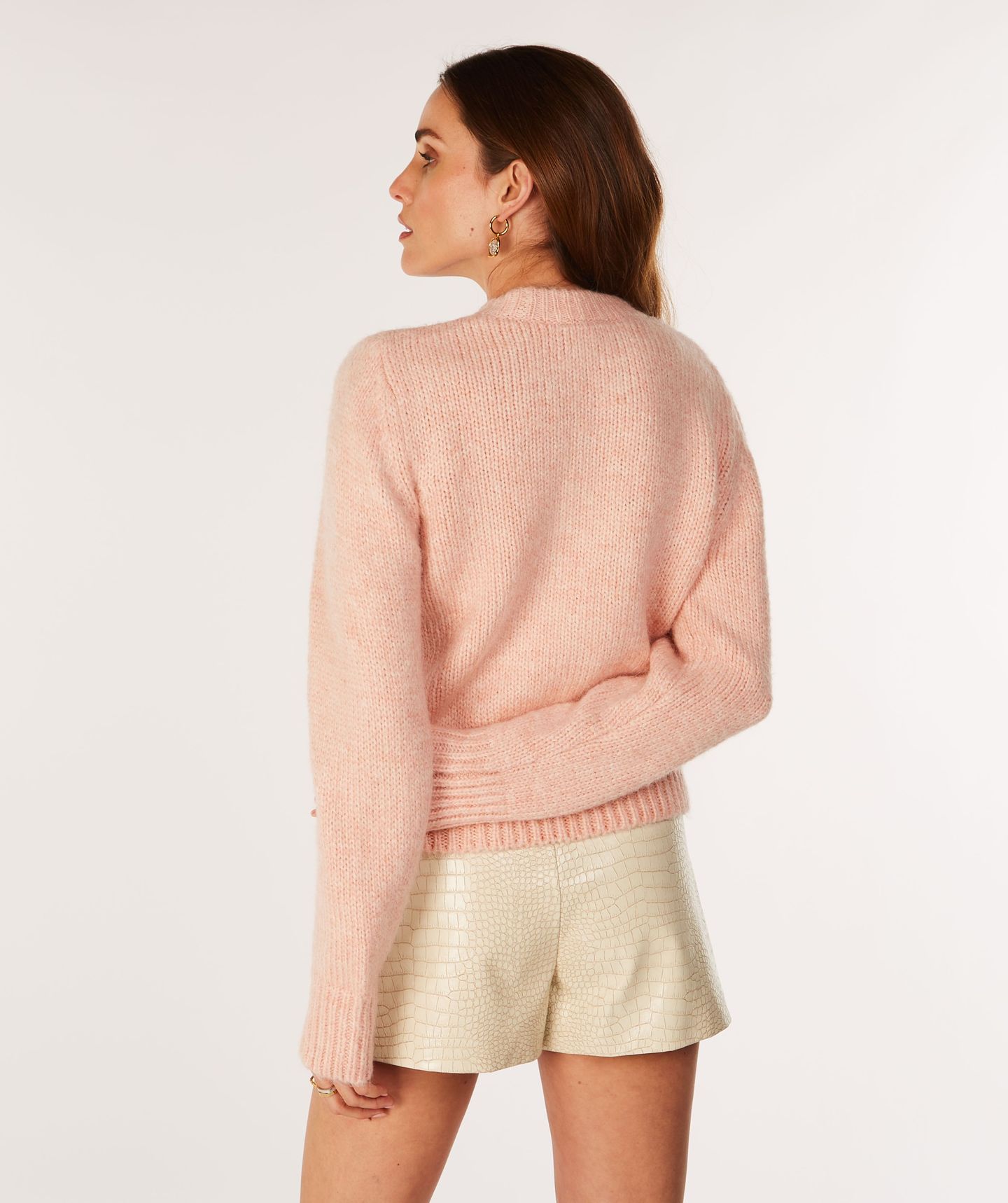 MERINDA regular fit dames trui met wol - Sherbet | JOSH V | Official ...