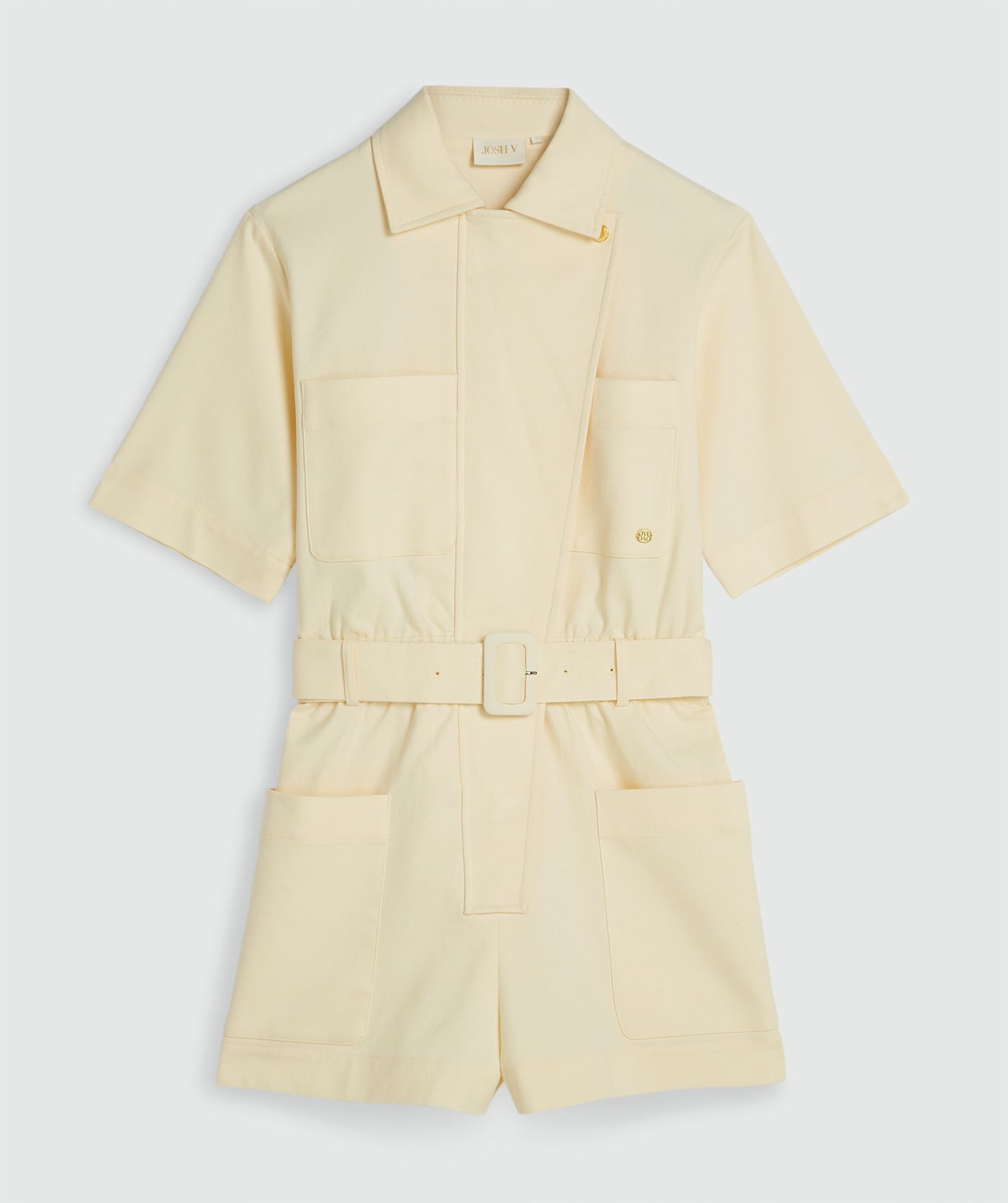 VIVEE regular fit playsuit Butter Yellow , JOSH V | Official online shop