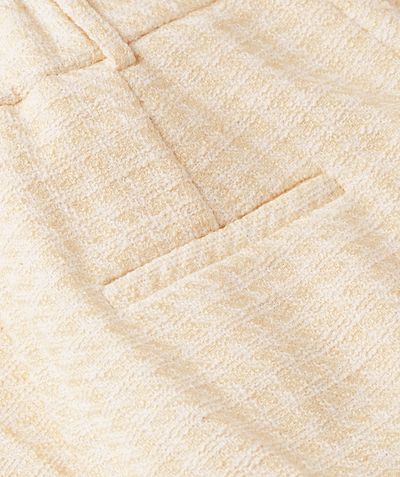 HAZEL high rise wide leg pantalon - Cocoon White | JOSH V | Official ...