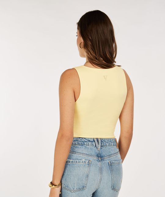 LINDE dames top - Bright Lemon | JOSH V | Official online shop