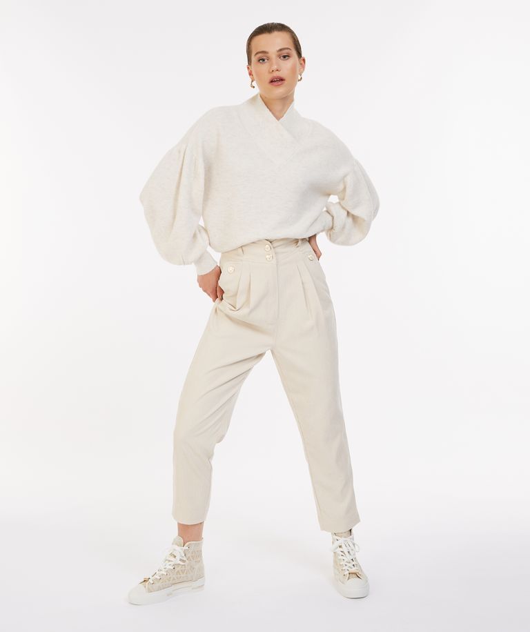 CARTER Trui Whisper White Melange | Truien & Vesten | JOSH V Winter ...