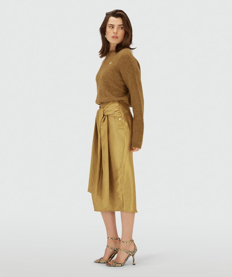 JAIME fitted midirok Dark Gold l JOSH V | Official online shop