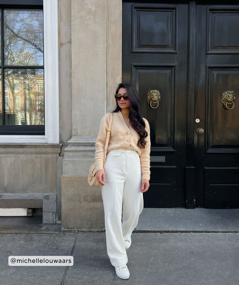 LARA dames broek - Cocoon White | JOSH V | Official online shop