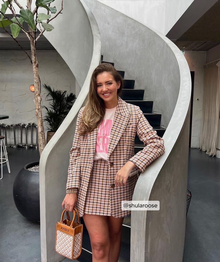 ROWIN regular fit skort met dessin | JOSH V | Official online shop